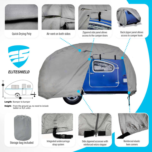 Premium Teardrop Trailer Cover - EliteShield