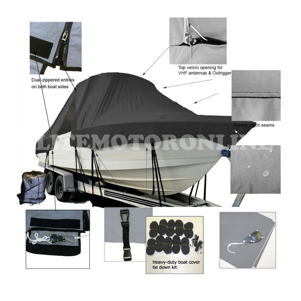 TitanShield T-Top / Hard Top Boat Covers – EliteShield